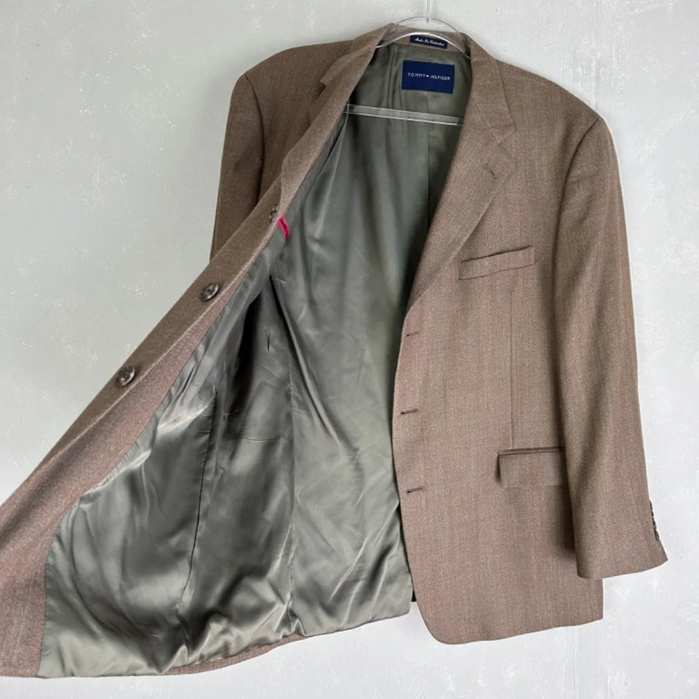Tommy Hilfiger | Suits & Blazers | Tommy Hilfiger Size 46r Brown Blazer ...